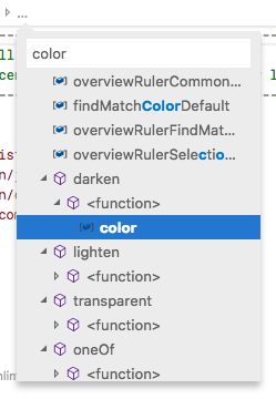 Highlighted text is hard to read on selection in the outline/breadcrumb views · Issue #55952 ...