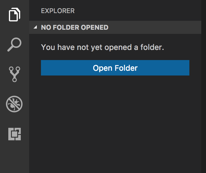 Better empty state for Debug sidebar · Issue #56391 · microsoft/vscode · GitHub