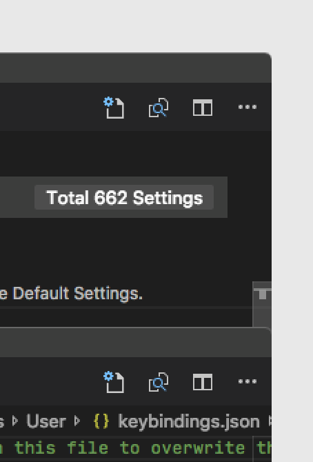 Provide an editor action to open Settings and Keybindings editor UI from JSON files · Issue ...