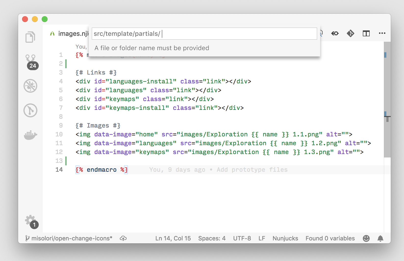 Creating a new file while sidebar is hidden could be improved · Issue ...