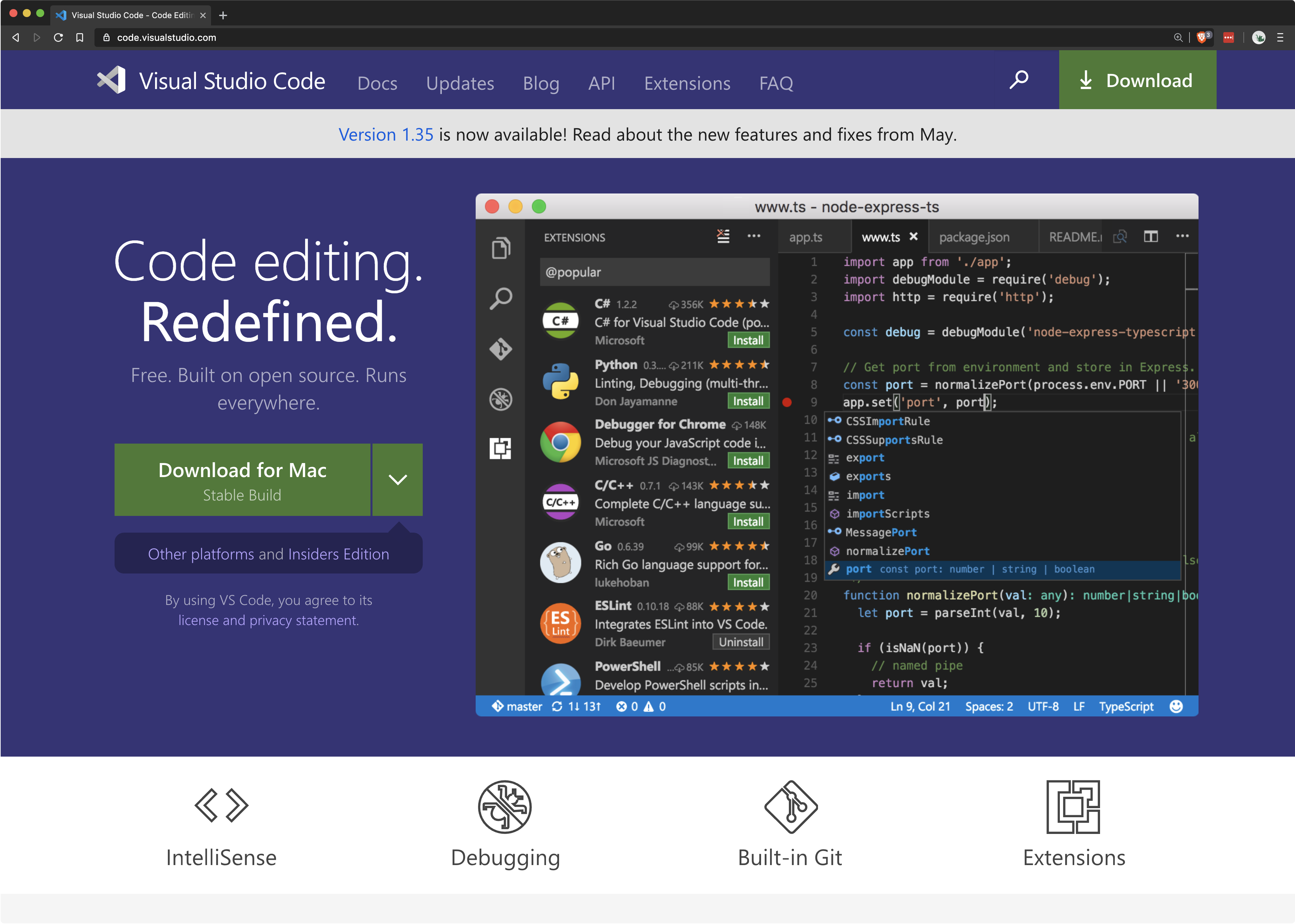 A11y_code.visualstudio.com(CELA-P1)_VS Code FAQ_Resize Text:At 125-175% zooming search section ...