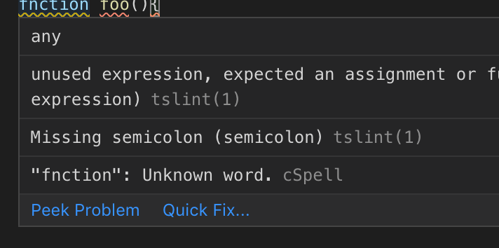 Missing Padding For No Quick Fixes Available · Issue 78657 · Microsoftvscode · Github