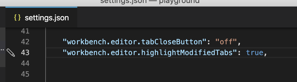 Should closeTab icon be hidden when highlightModifiedTabs is true? · Issue #64684 · microsoft ...