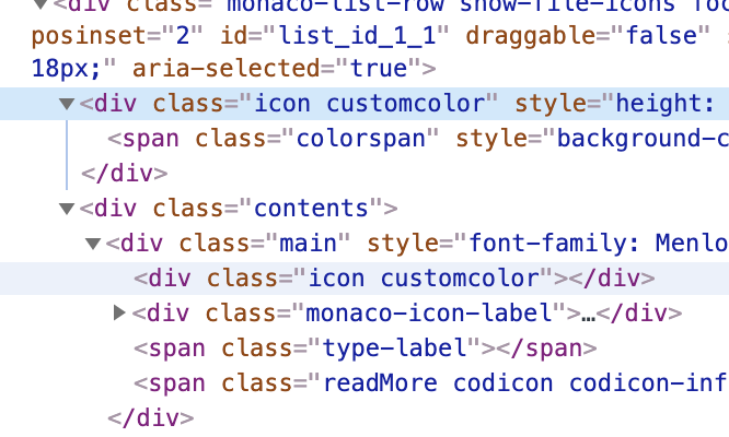 CSS Variable swatch in suggest widget has large gap · Issue #83461 · microsoft/vscode · GitHub