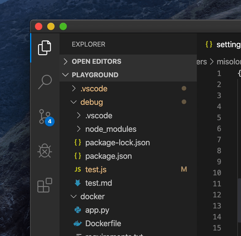 Activity bar icon focus indicator is hard to see (probably should be ...