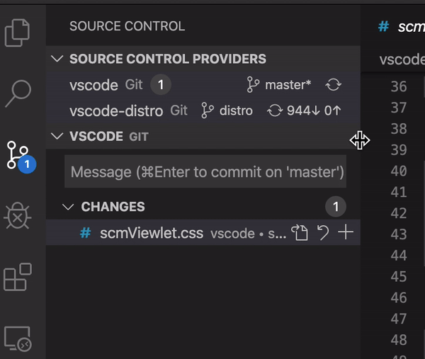 button spins when publishing a new branch in the Git side bar · Issue ...