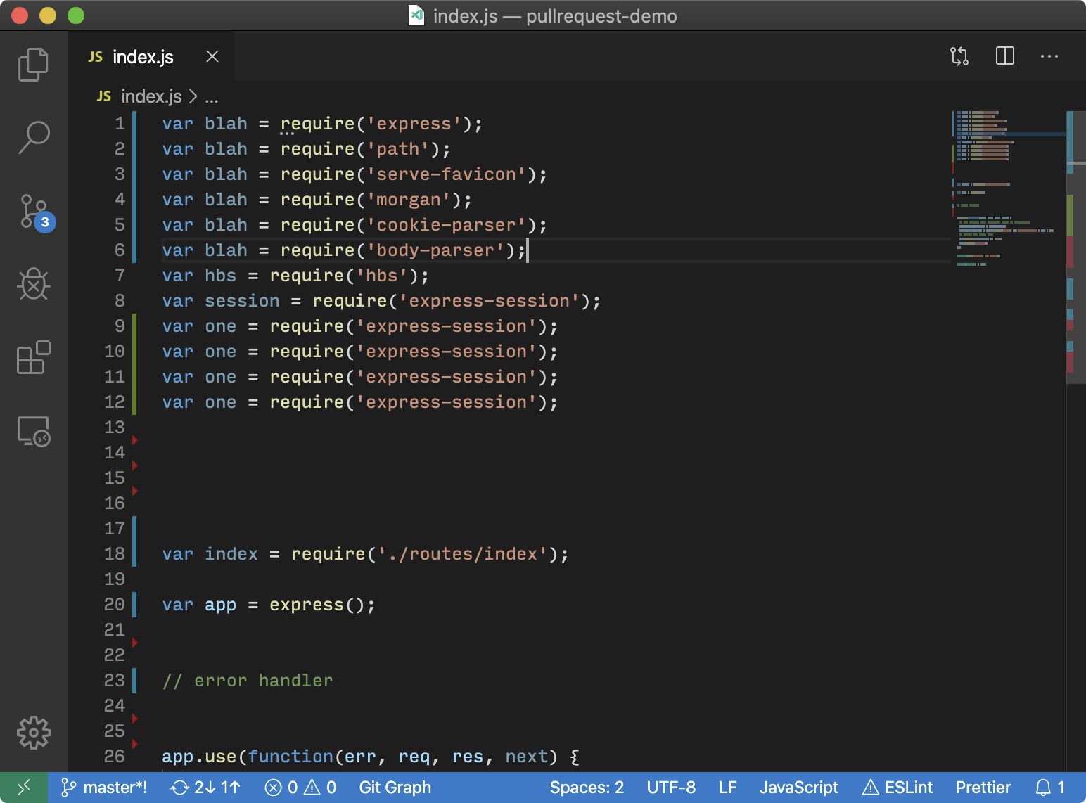 SCM decoration colors in the overview ruler don't match minimap and ...