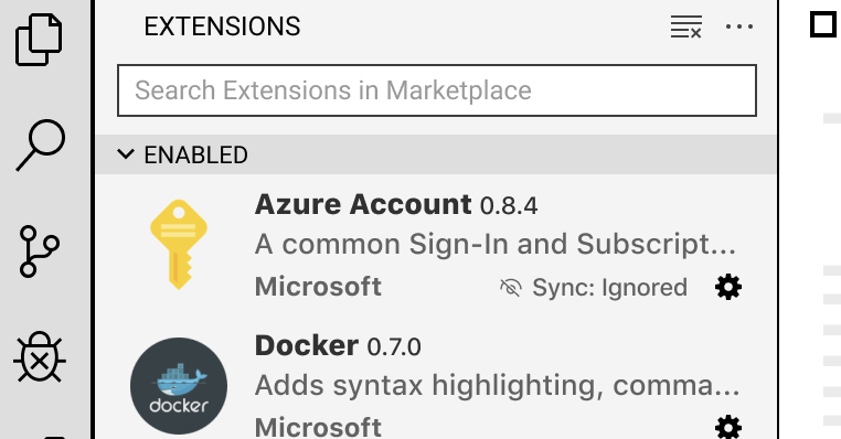 Indicator to show a setting or an extension is not synced · Issue ...