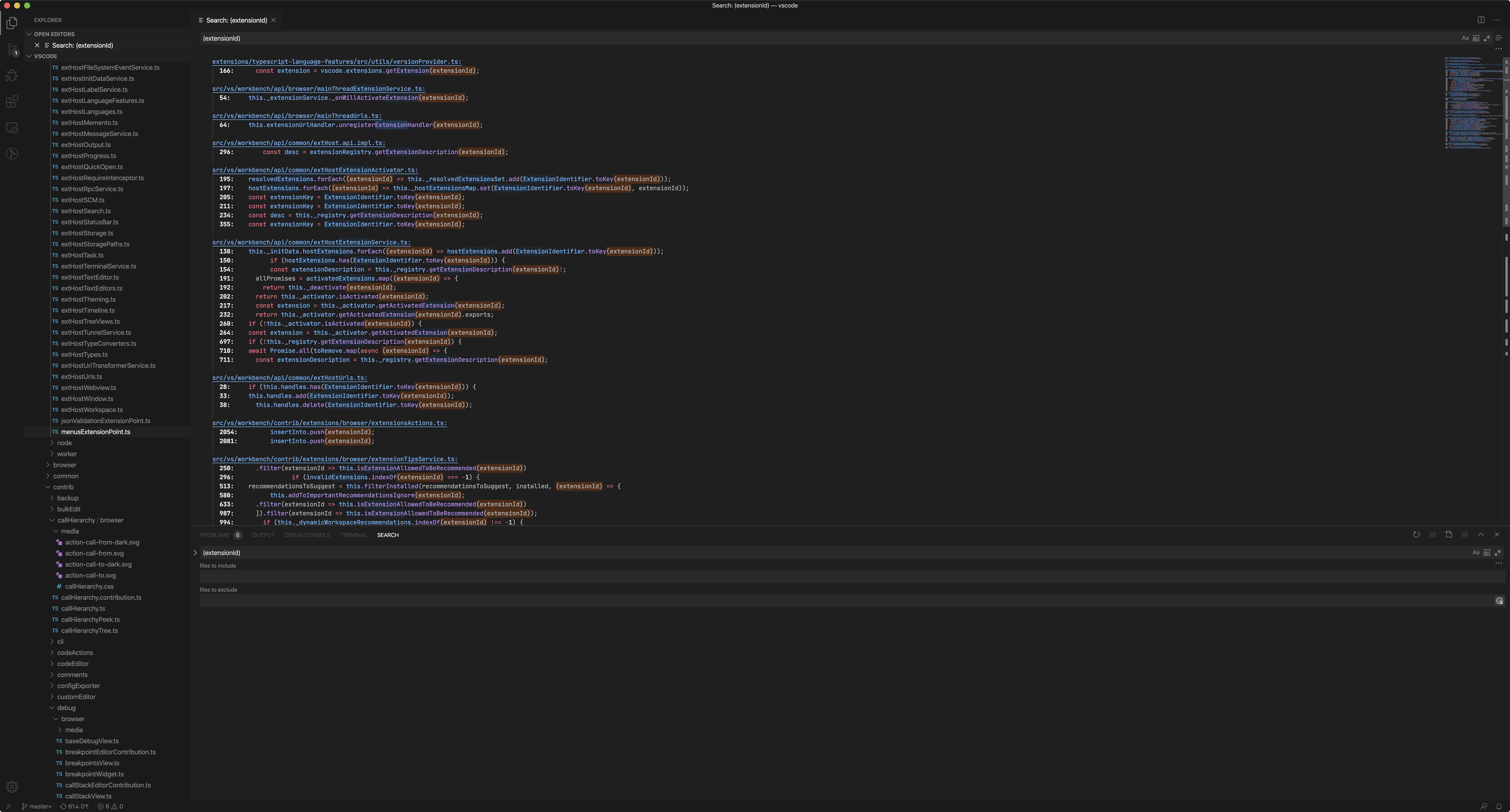 Search editor controls are placed too far away from search text · Issue ...