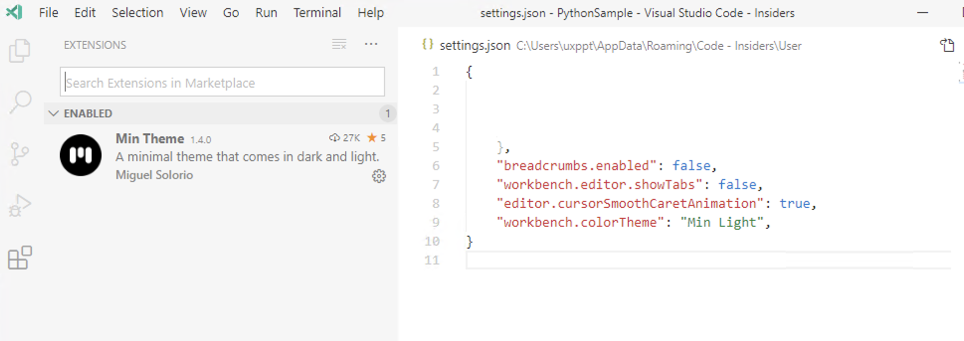 Sync does not load theme after sync, resets main machine settings · Issue #90638 · microsoft ...
