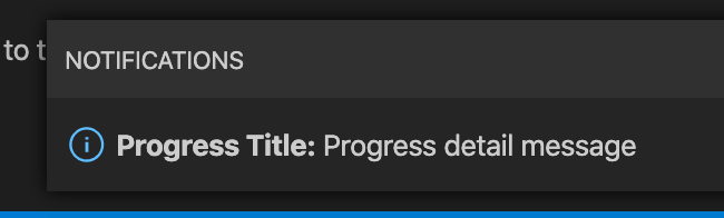 Progress notifications: visually distinguish between title and message ...