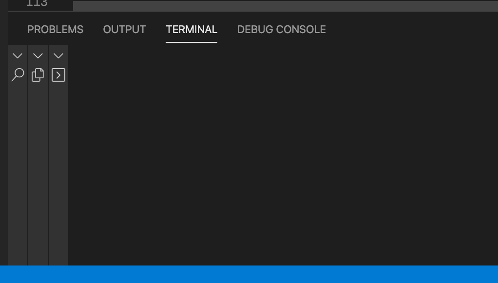 Find a better way to display collapsed views in Panel · Issue #96584 · microsoft/vscode · GitHub