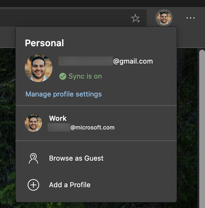 Explore a richer ui for the account picker and settings sync · Issue #97168 · microsoft/vscode ...