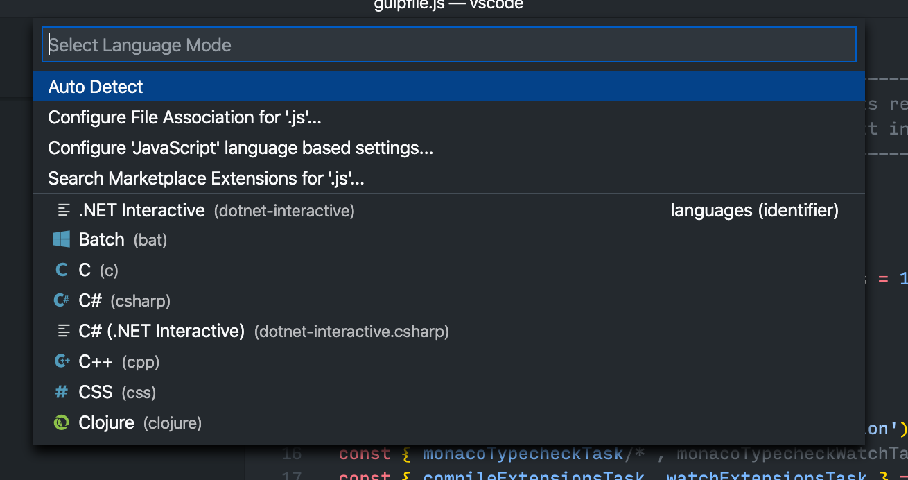 Gear icon is not obvious to set default editor type · Issue #99254 ...