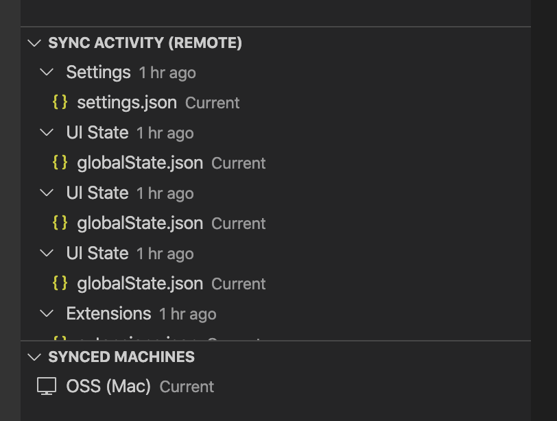 Synced data view is overwhelming · Issue #100347 · microsoft/vscode · GitHub