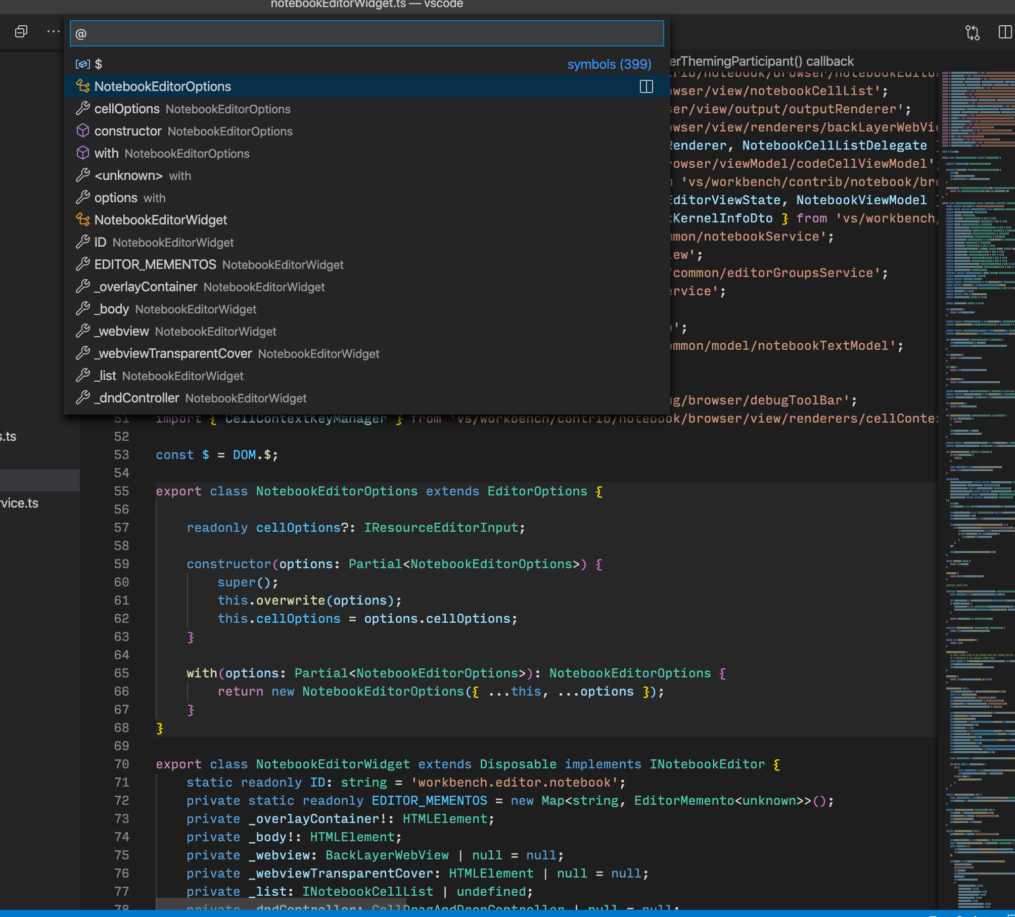 Notebooks: Scroll notebook and highlight cell when navigating quick outline · Issue #96489 ...