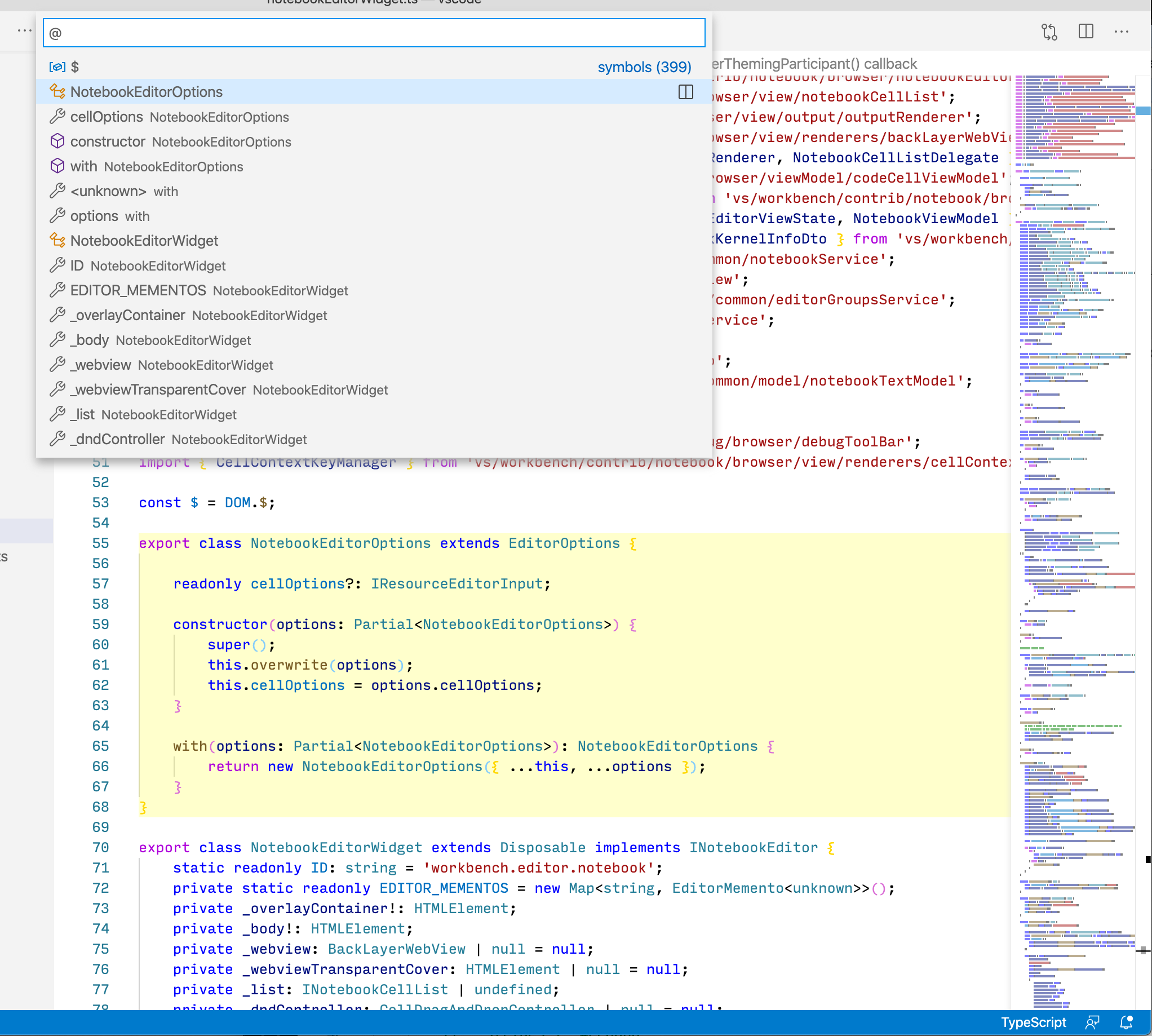 Notebooks: Scroll notebook and highlight cell when navigating quick outline · Issue #96489 ...