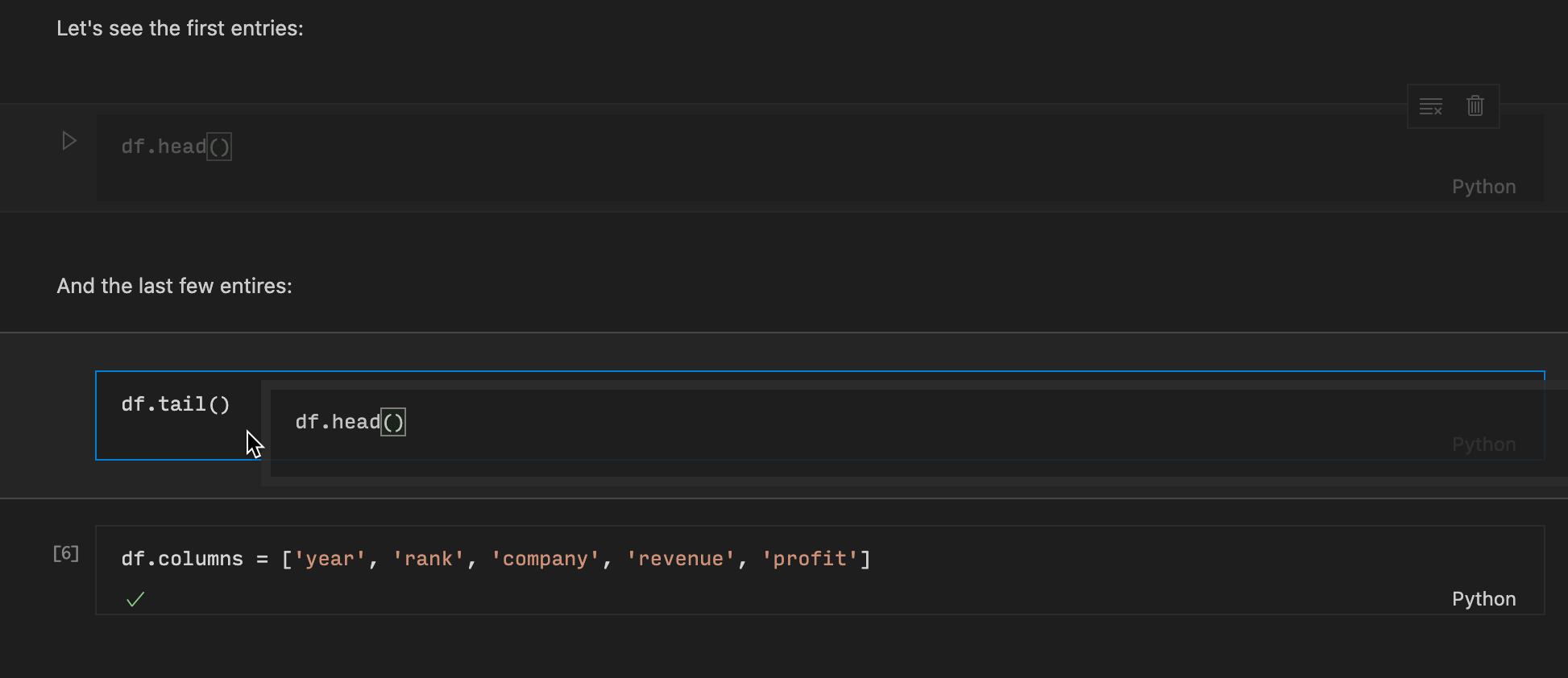 Notebooks: explore dragging and holding a cell to join cells · Issue ...