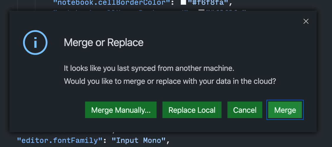 Setting Sync: multiple conflicts shows weirdly worded options · Issue #103863 · microsoft/vscode ...