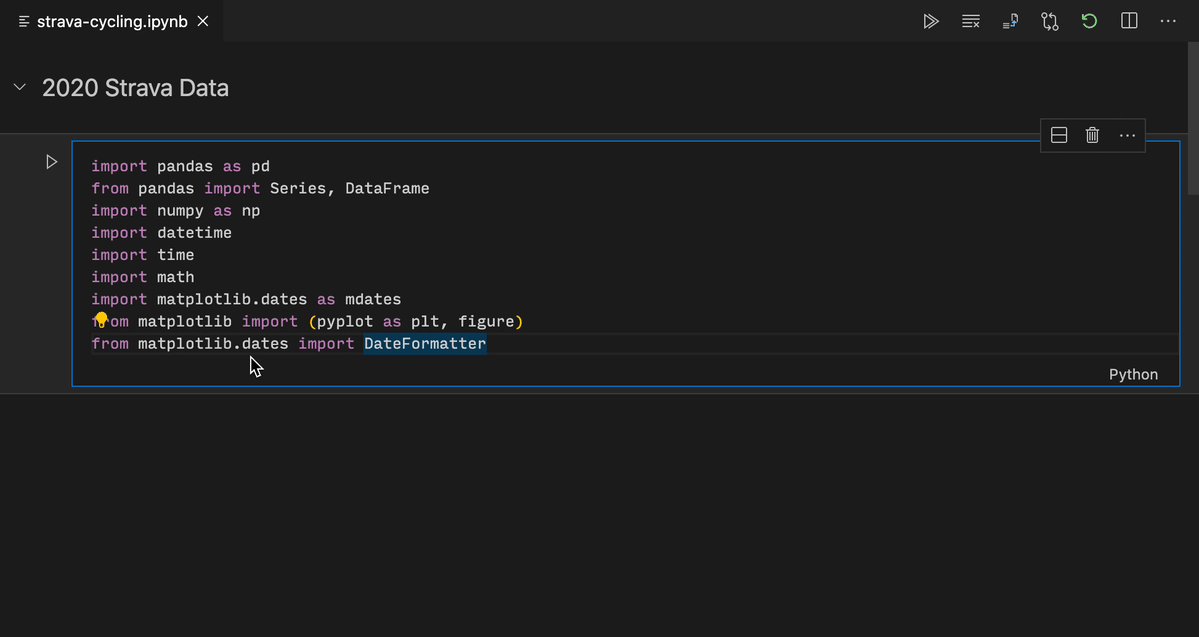 Improve execution count discoverability on hover/active cells · Issue #104680 · microsoft/vscode ...