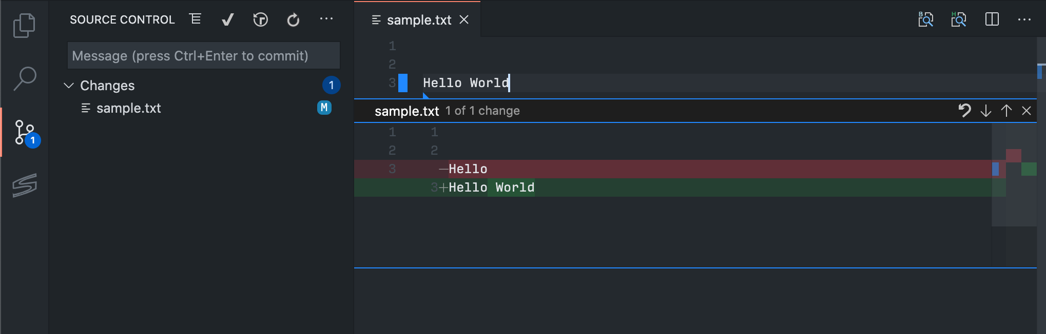 SCM diff gutter is not working since v1.48 · Issue #104640 · microsoft/vscode · GitHub