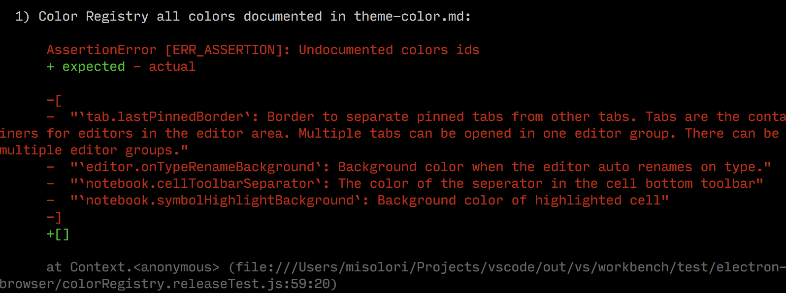 Add new notebook colors to documentation · Issue #106416 · microsoft/vscode · GitHub