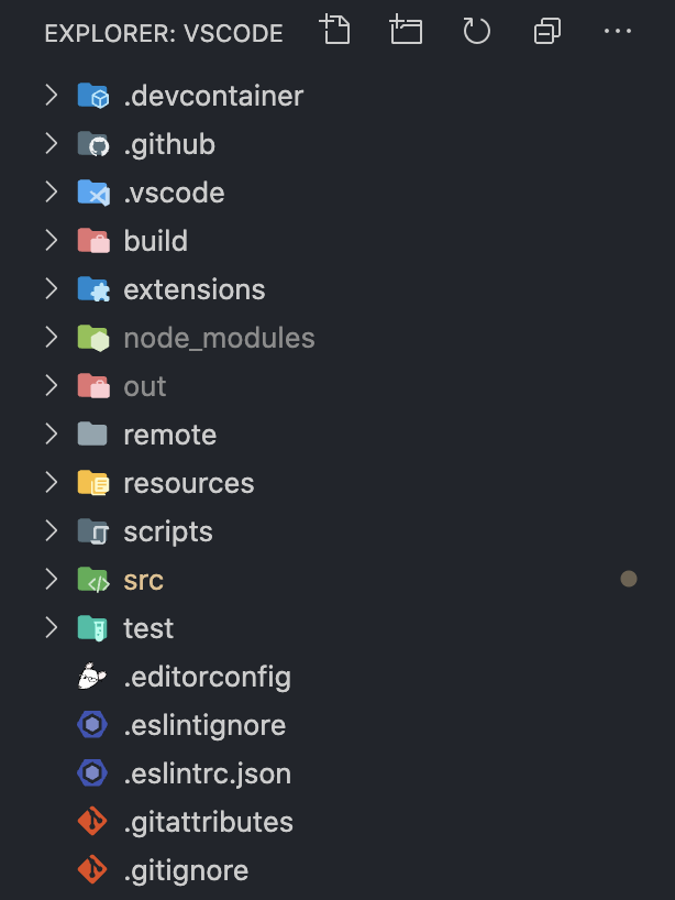 explore sidebar title should left align with file icon · Issue #106845 ...