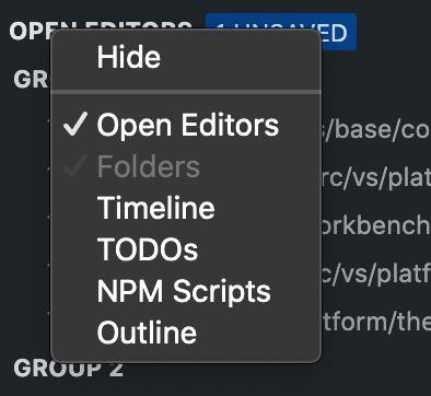 Unexpected status bar context menu · Issue #108308 · microsoft/vscode · GitHub