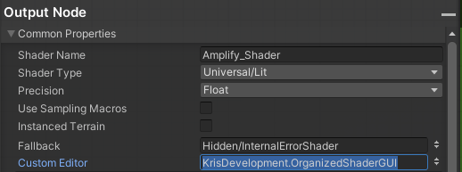 GitHub - KrisDevelopment/OrganizedShaderGUI: GUI with automated shader properties grouping.