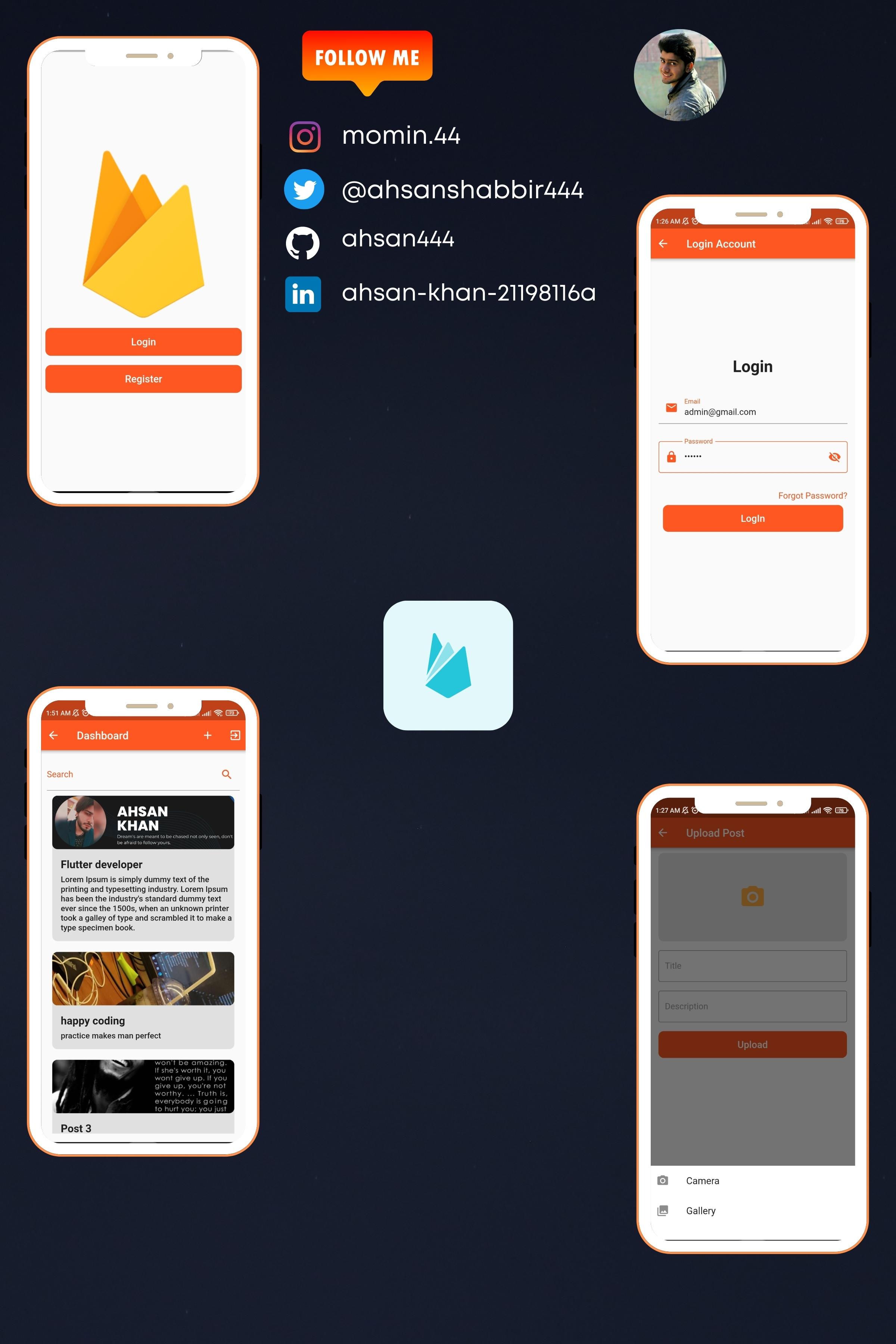 GitHub - Ahsan444/firevase_blog_app: Flutter blog app using firebase and provier state managemant