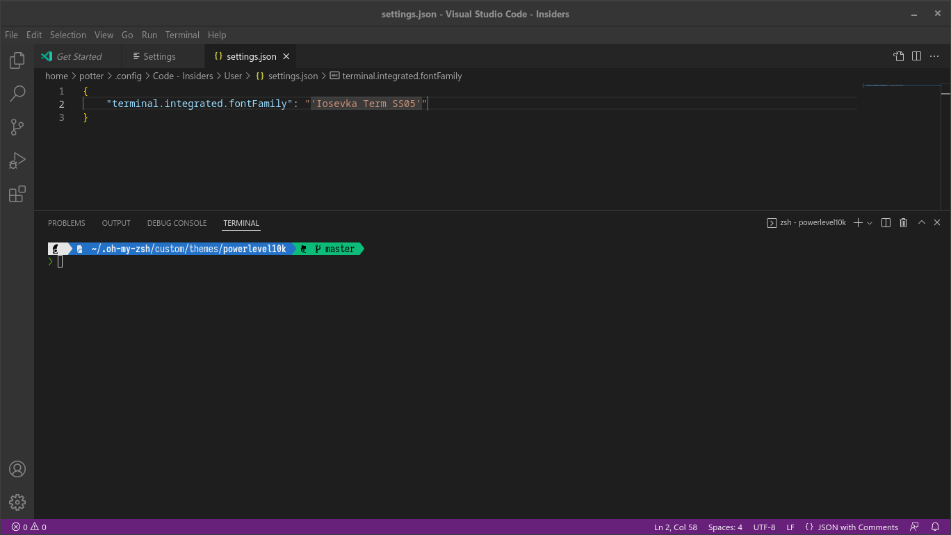 Broken font icons in terminal · Issue #148857 · microsoft/vscode · GitHub