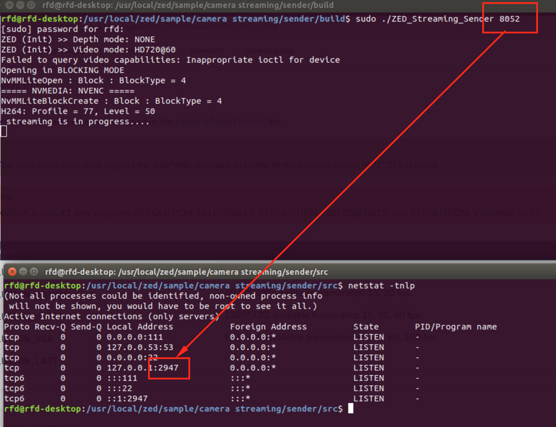 camera streaming receiver occurred NO GPU COMPATIBLE · Issue #160 · stereolabs/zed-sdk · GitHub