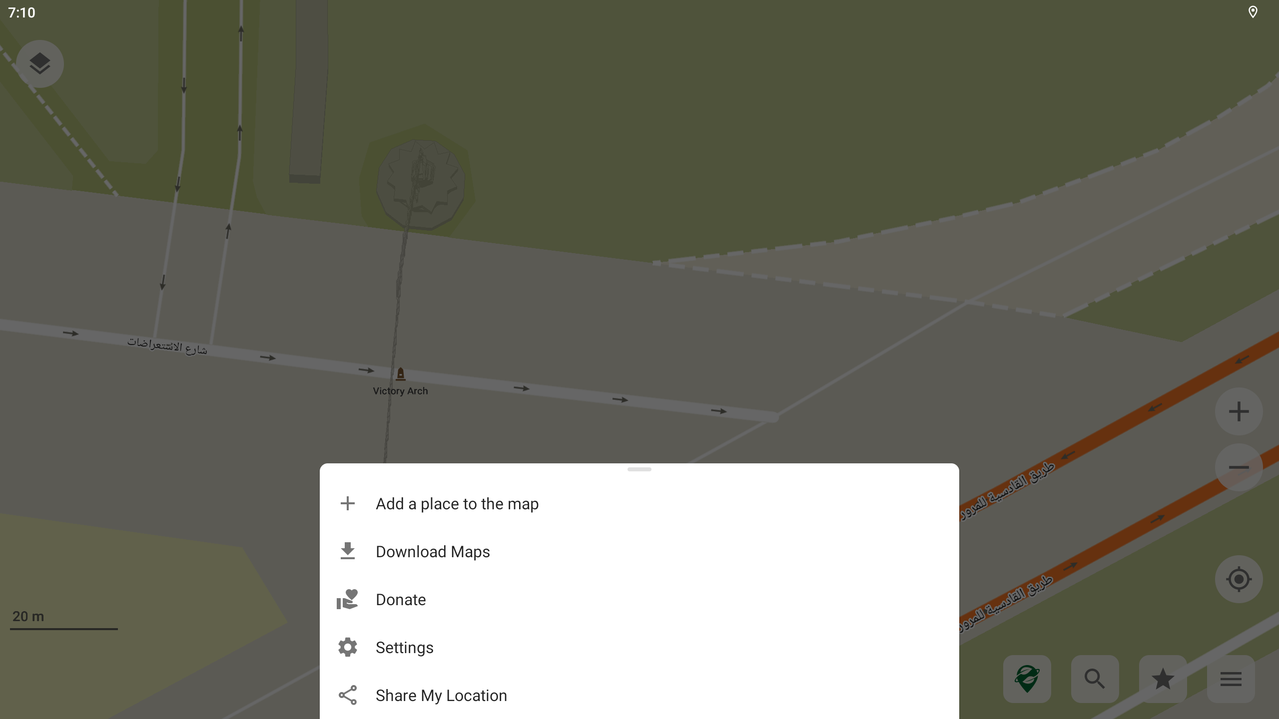 Rotate map/compass button hide behind the layer button if the App set ...