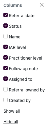 Appendix - User Interface tips - PMHCIS Intake Module Documentation