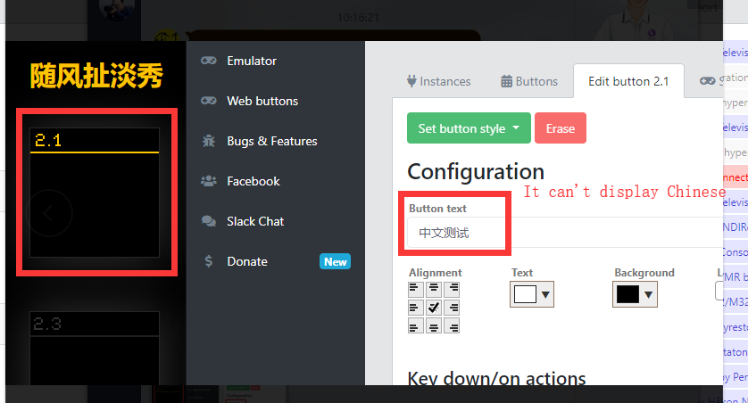 Button Text Chinese support · Issue #904 · bitfocus/companion · GitHub