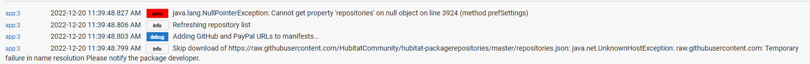 Error when deploying on a new hub - Cannot get property 'repositories' on null object · Issue #1 ...