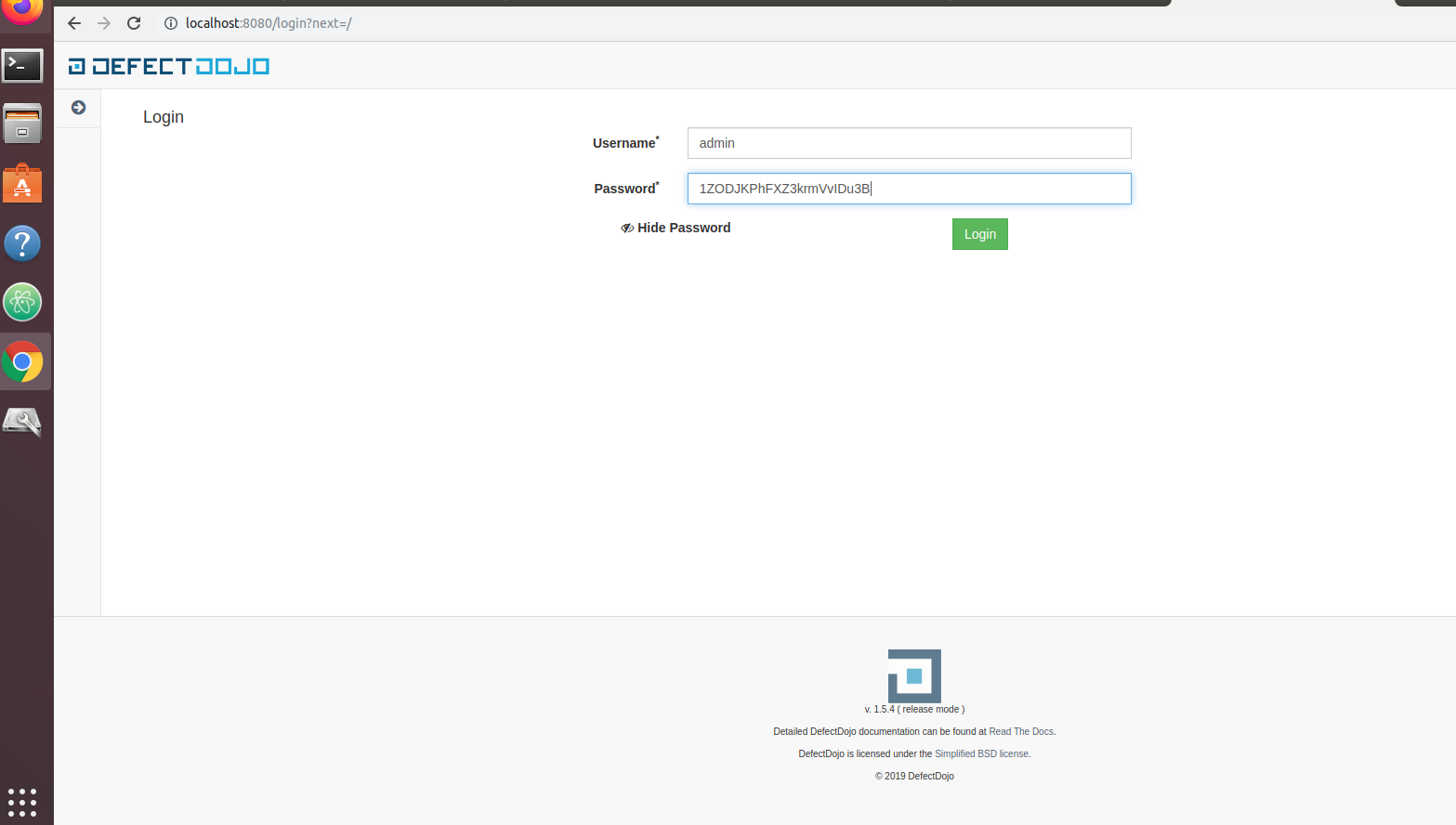 Admin credentials printed on the console after running 'docker compose up' do not work. · Issue ...