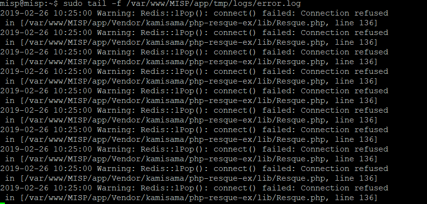 Jobs Unknown Status · Issue #4220 · MISP/MISP · GitHub