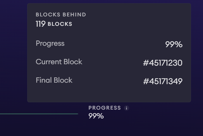 [Bug] Failed to decode `block.number` value: `subgraph ... has only indexed up to block number ...