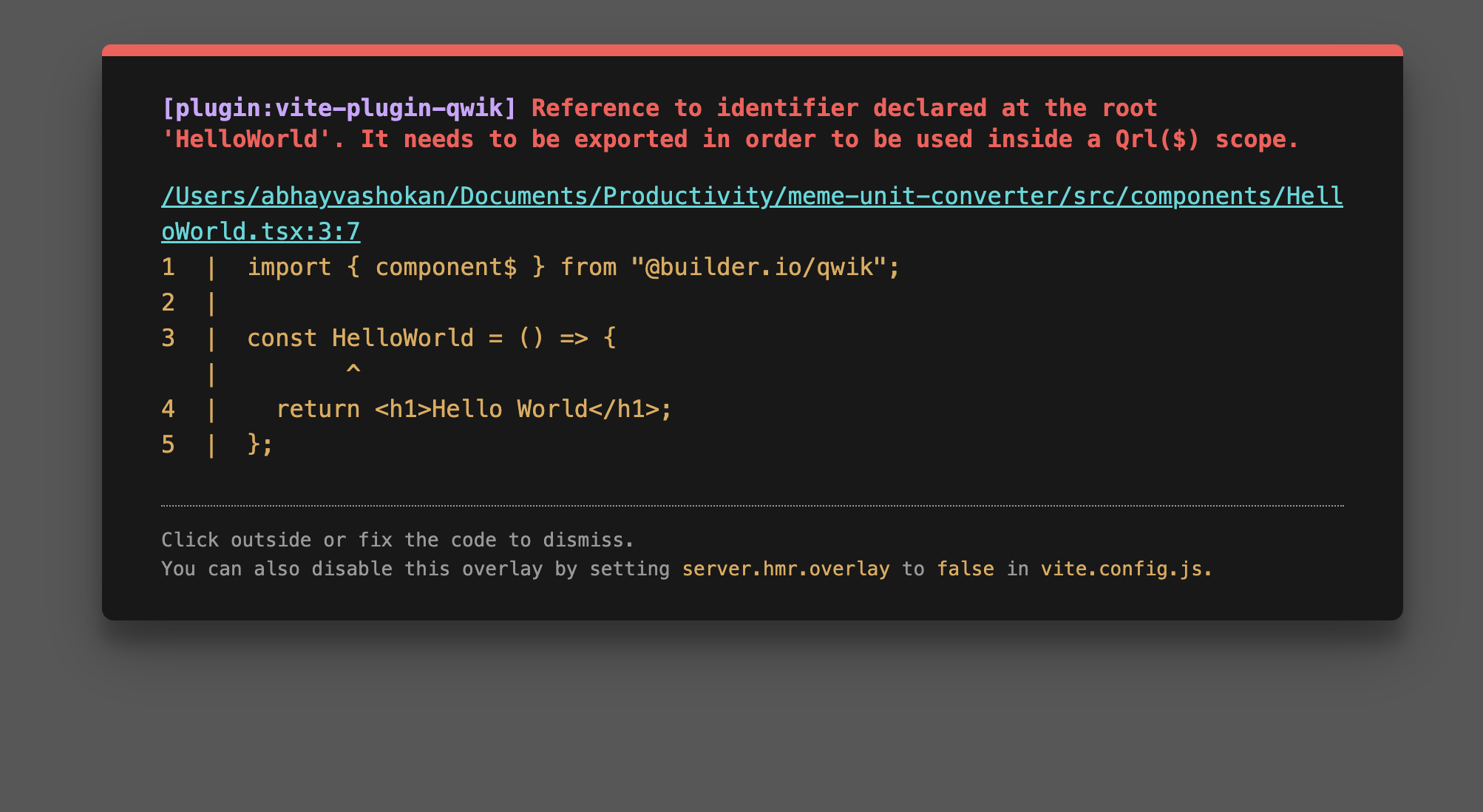 The Behaviour Of `component ` Is Different For Different Syntax · Issue