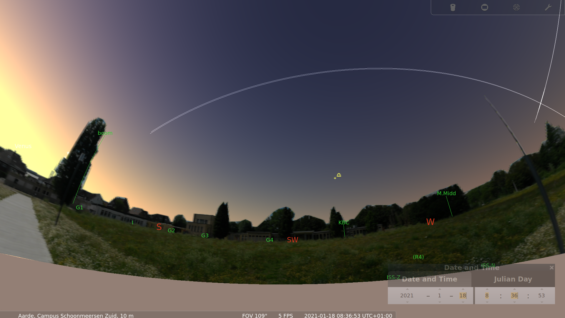 label of weak mag satellite only shown in marker mode · Issue #1408 · Stellarium/stellarium · GitHub