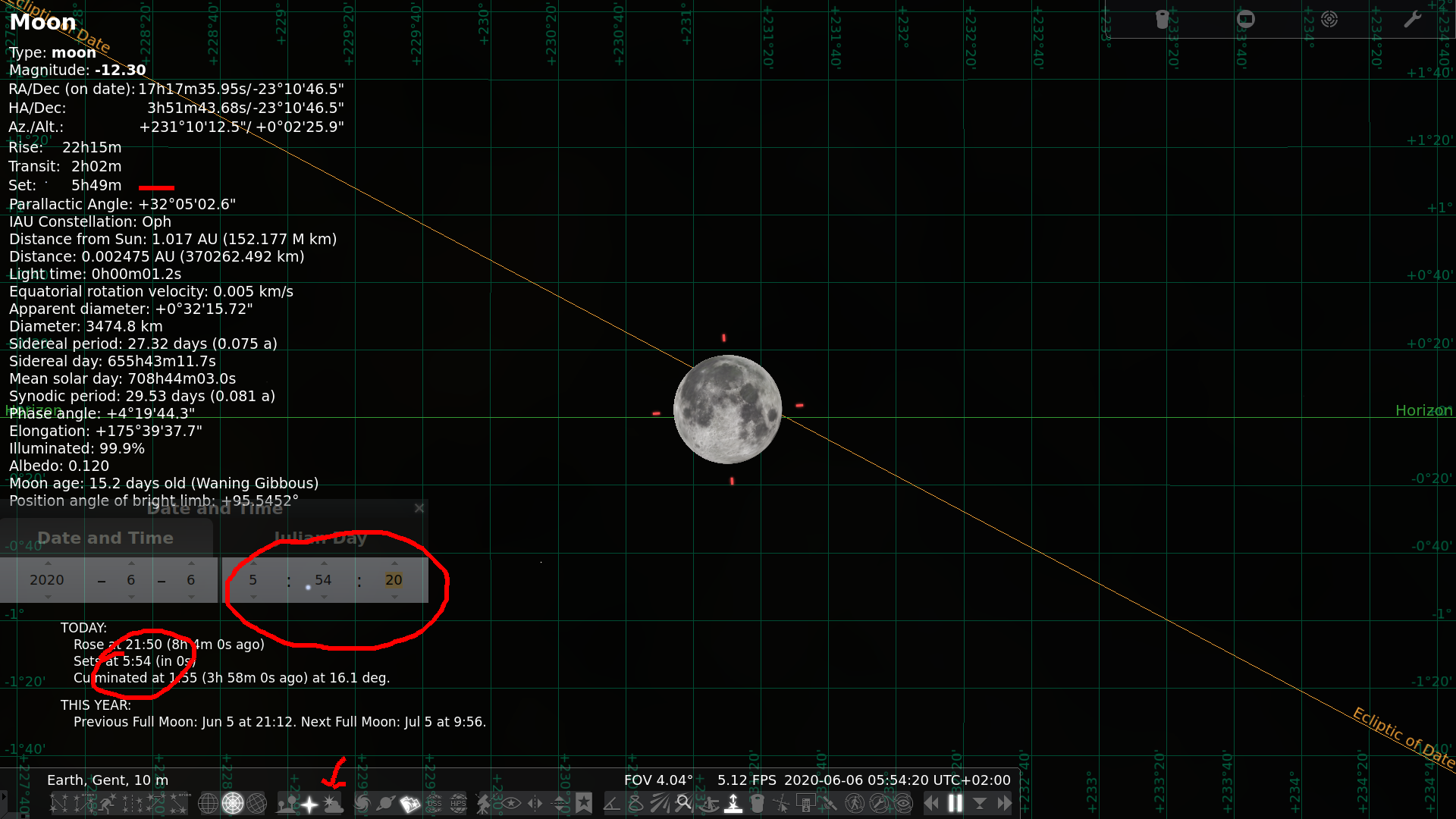 Observability plugin wrong output · Issue #948 · Stellarium/stellarium ...