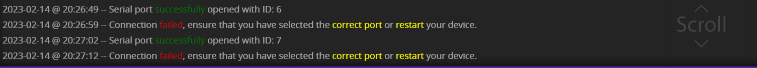 Cannot Connect To Matek H743 Wing Saying Port Already In Use By Another Application Try Re