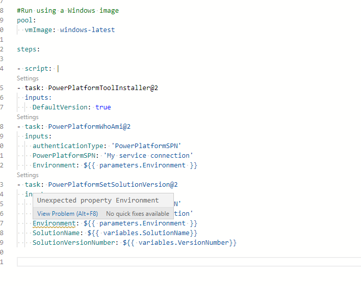Powerplatformsetsolutionversion 2 Syntax Error · Issue 287 · Microsoft Powerplatform Build