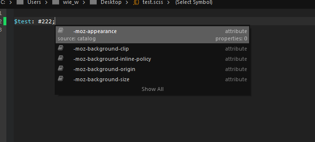 Unable to normaly define a scss variable · Issue #3302 · Komodo ...