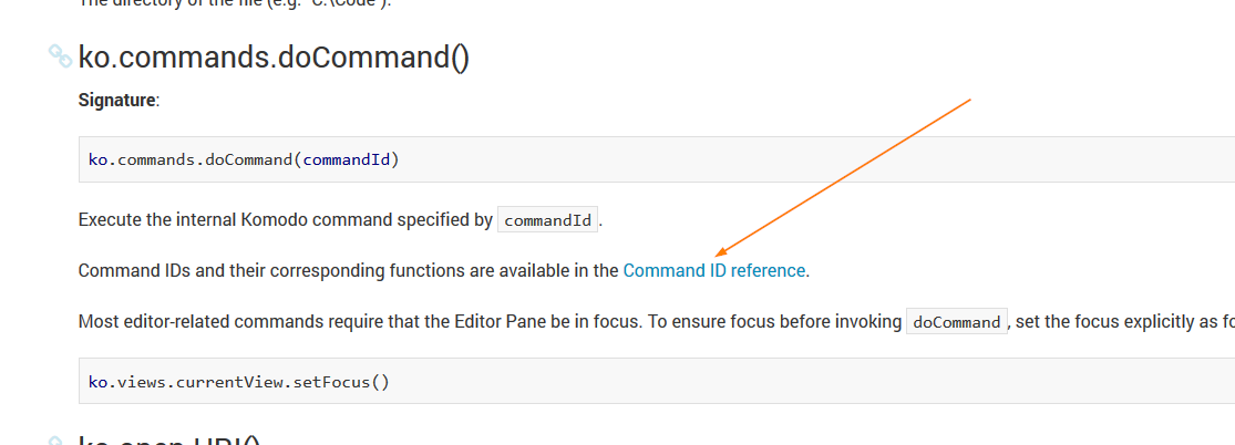 DOCS: command id references is broken · Issue #3813 · Komodo/KomodoEdit · GitHub