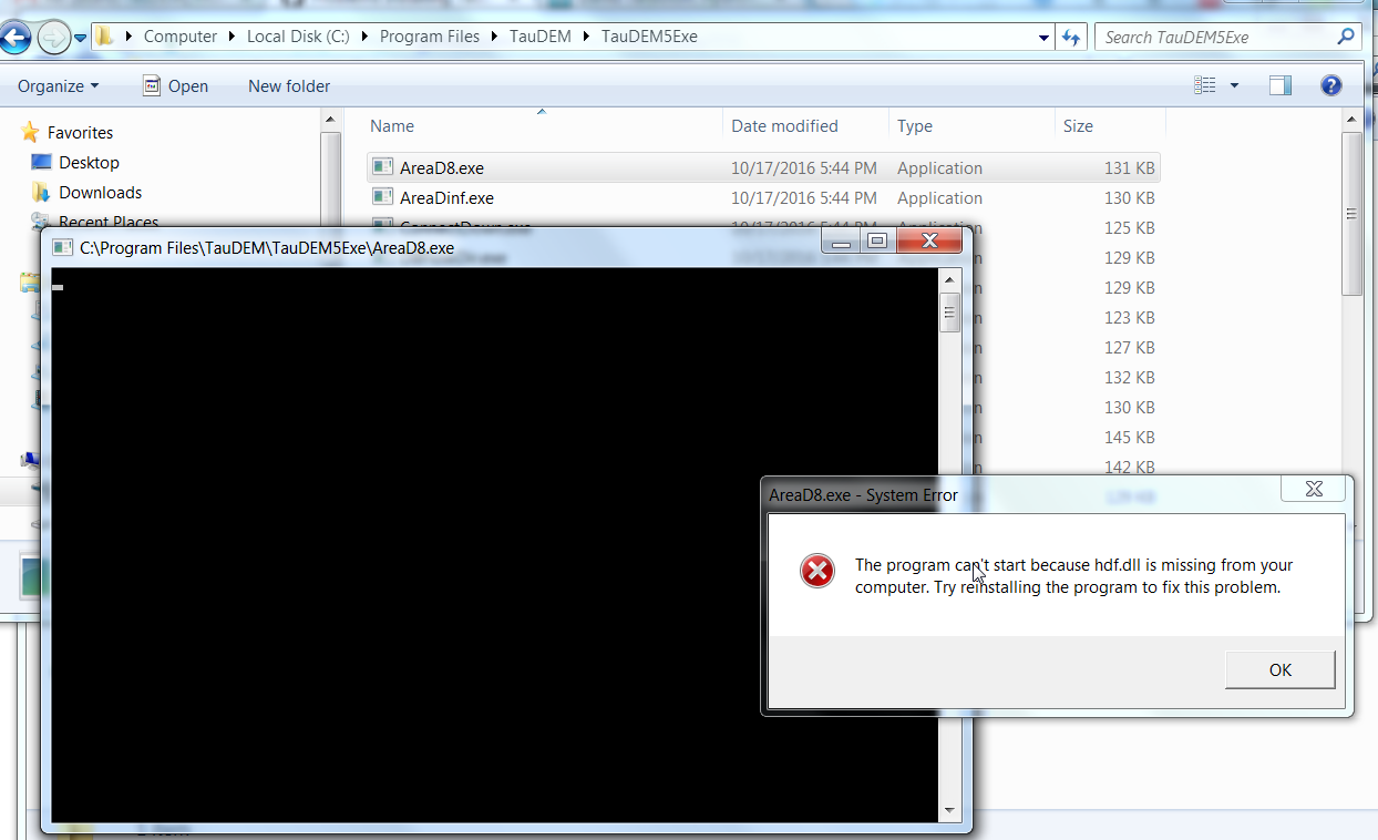 Problems Installing TauDEM on a Windows Machine to access with Python IDE · Issue #151 · dtarb ...