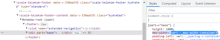 scale-telekom-footer (Beta-component) content doesn't take all its area · Issue #1700 · telekom ...