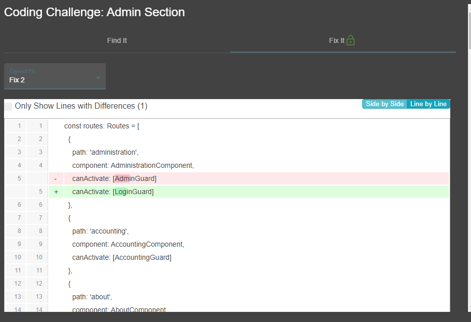 [🐛] Code diff component on "Fix It" screen forgets settings · Issue #1949 · juice-shop/juice ...