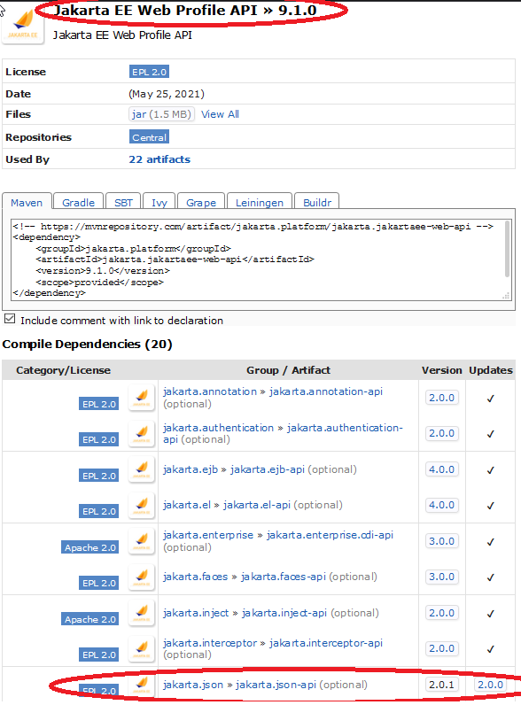 [JakartaEE 9.1] Missing release json-api 2.0.1 · Issue #105 · jakartaee/jakartaee-api · GitHub